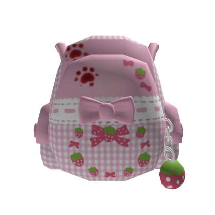 cutecore bloody paws pink kawaii backpack 1.0 | Roblox Item - Rolimon's