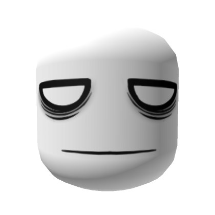 Unamused Face Mask - White | Roblox Item - Rolimon's