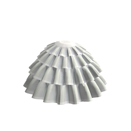 Pretty Ball Gown Skirt in White | Roblox Item - Rolimon's