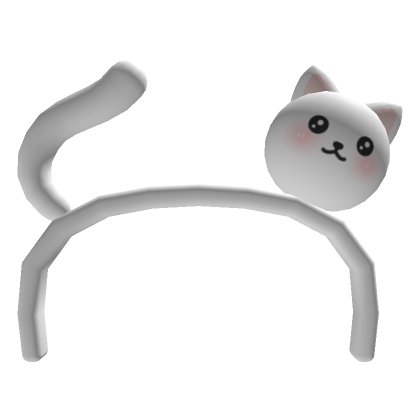 White Cat Headband | Roblox Item - Rolimon's