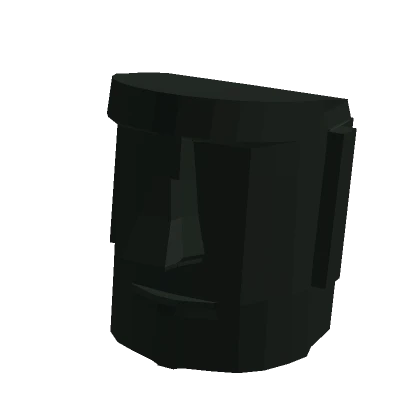 Big Moai Costume Head (Dark Grey) | Roblox Item - Rolimon's