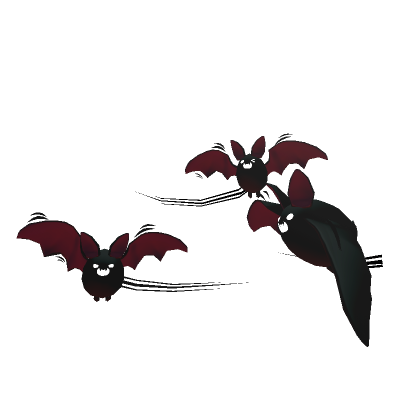 Vampire Tag – Black Bats Trio [Drop #1] | Roblox Item - Rolimon's