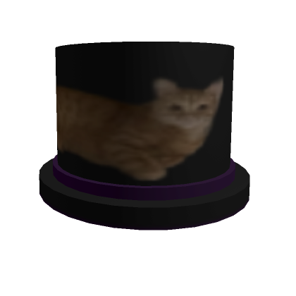 Purple Banded Tophat with Cat's Code & Price - RblxTrade
