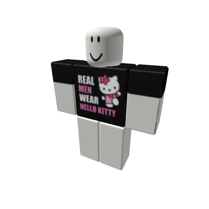 real men wear hello kitty - Roblox