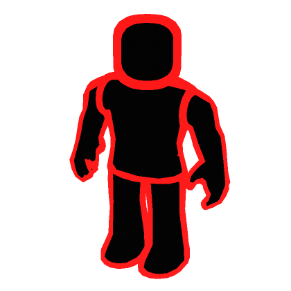 (ROBLOX Boy) Red Outline Full Avatar Aura - Roblox