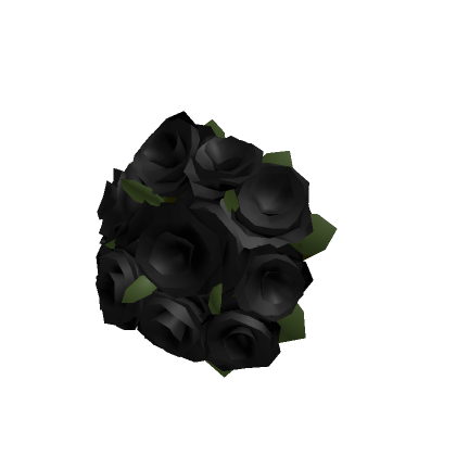 Holdable Black Valentines Flower Bouquet | Roblox Item - Rolimon's