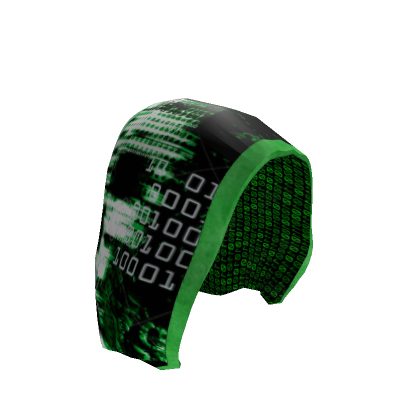 Hacker Hood With a Code Design | Roblox Item - Rolimon's