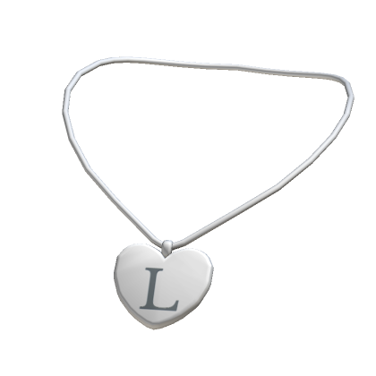 Chibi Initial Necklace - L | Roblox Item - Rolimon's