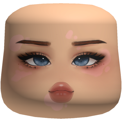 Cold Blushy Cute Girl [Vitiligo] | Roblox Item - Rolimon's