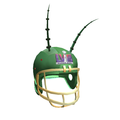 Super Bowl LVIII Plankton Football Helmet | Roblox Item - Rolimon's