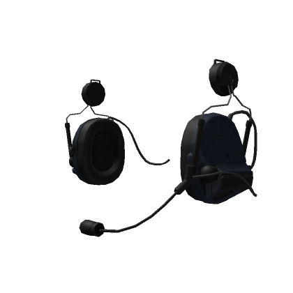 Blue Railed TacCom V Headset | Roblox Item - Rolimon's
