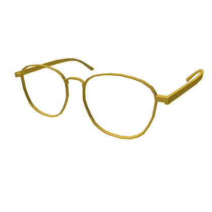 Sleek Gold Glasses | Roblox Item - Rolimon's