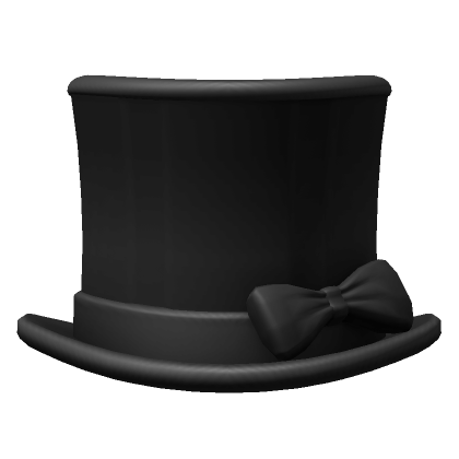 Black Top Hat with Bow Tie | Roblox Item - Rolimon's