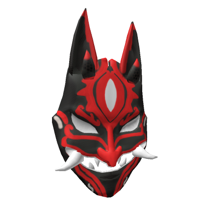 Demon Oni Mask Red x Black | Roblox Item - Rolimon's