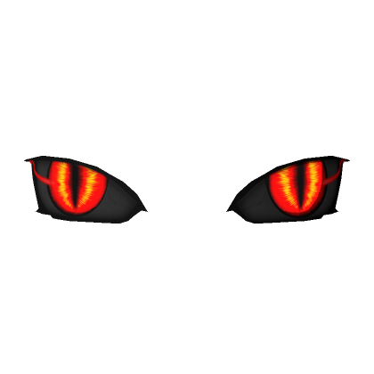 Glowing Evil Cat Eyes Red | Roblox Item - Rolimon's