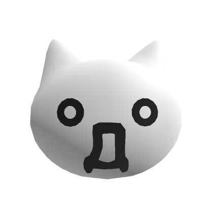 Shocked ASCII Cat Head | Roblox Item - Rolimon's