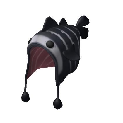 ⊱┊blue fish beanie ushanka bone w pompoms emo y2k | Roblox Item - Rolimon's