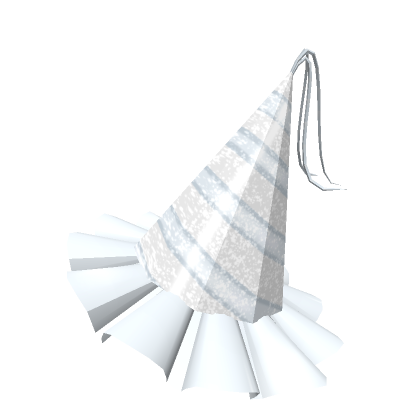 Fun Party Hat in Silver | Roblox Item - Rolimon's