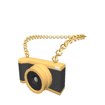 24k Gold Camera Necklace | Roblox Item - Rolimon's