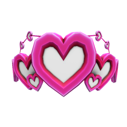 Cupid's Pink Heart Crown | Roblox Item - Rolimon's