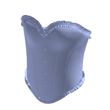 Chibi doll blue ruffle lace corset top | Roblox Item - Rolimon's