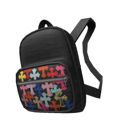 Y2K Chrome Black BookBag! | Roblox Item - Rolimon's