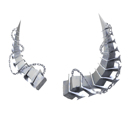 White Hellbound Horns | Roblox Item - Rolimon's