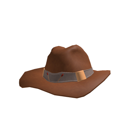 Brown Range Rider Cowboy Hat with Band | Roblox Item - Rolimon's