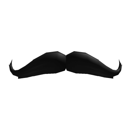 Oversized Black Moustache | Roblox Item - Rolimon's