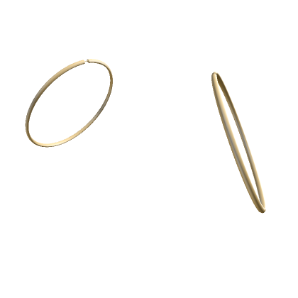 Y2K Extreme Baddie Hoops | Gold | Roblox Item - Rolimon's