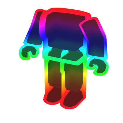 Man Rainbow Outline Avatar Aura | Roblox Item - Rolimon's