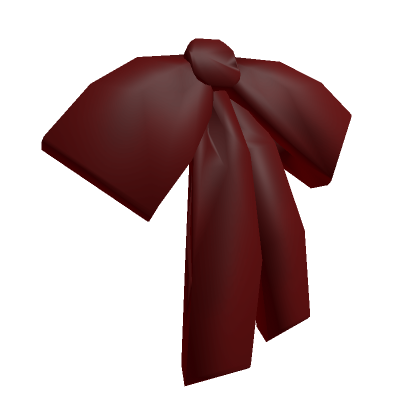 Aesthetic Red Side Hair Bow | Roblox Item - Rolimon's