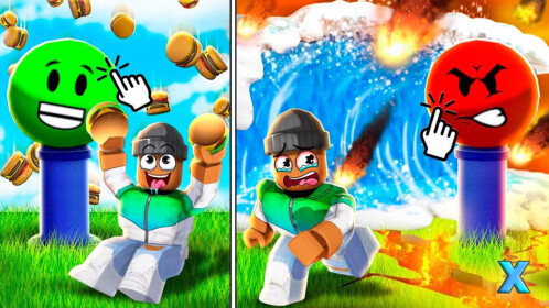 ☄️Ne appuie pas sur le bouton X - Roblox