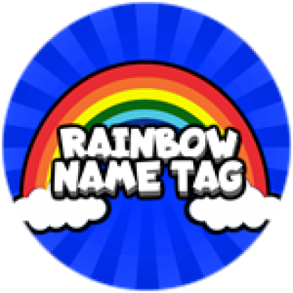 Rainbow Name Tag - Roblox