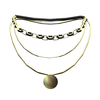 Gold Layered Chain Pendant Necklace (3.0) | Roblox Item - Rolimon's