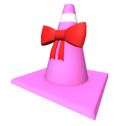 Pretty Pink Traffic Cone | Roblox Item - Rolimon's