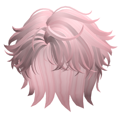 Stylish Side Swept Hair(Pink) | Roblox Item - Rolimon's