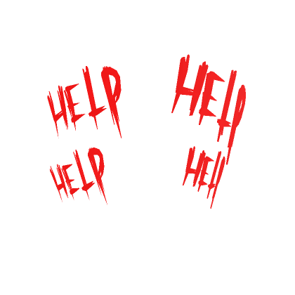 Help sign red | Roblox Item - Rolimon's