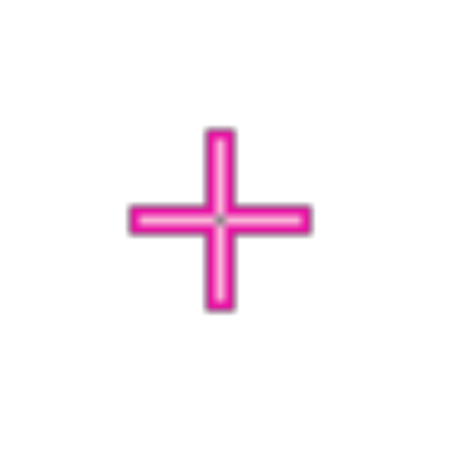 small pink crosshair