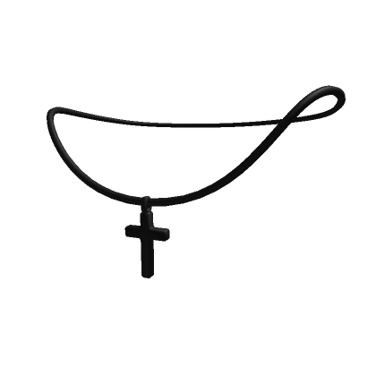 Black Cross Necklace | Roblox Item - Rolimon's