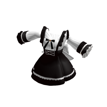 Black anime doll maid dress princess skirt | Roblox Item - Rolimon's