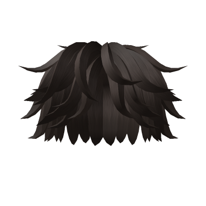 Messy Emo Middle Part Fluffy Boy Hair in Brown | Roblox Item - Rolimon's