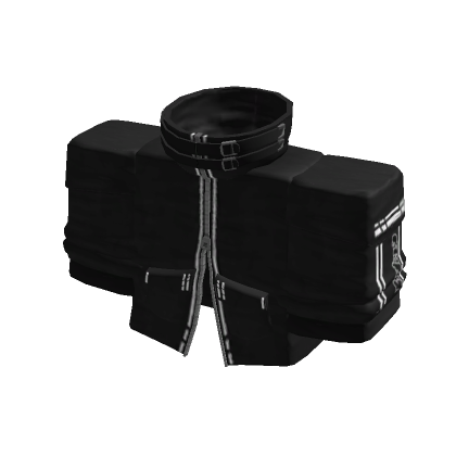 Black Bagless Large Collar Jacket [1.0] | Roblox Item - Rolimon's