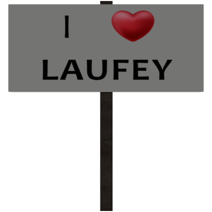 I Heart Laufey Sign | Roblox Item - Rolimon's