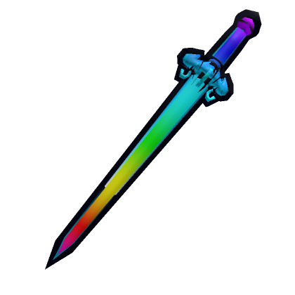 Rainbow Fighter Long Sword (Back) | Roblox Item - Rolimon's