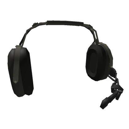 Black Pilot Headset | Roblox Item - Rolimon's