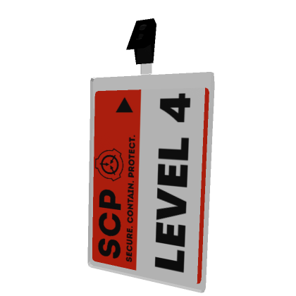 NÍVEL 4 scp card - Roblox
