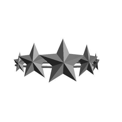 Silver Star Crown | Roblox Item - Rolimon's