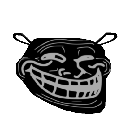 Inverted Trollface Necklace | Roblox Item - Rolimon's