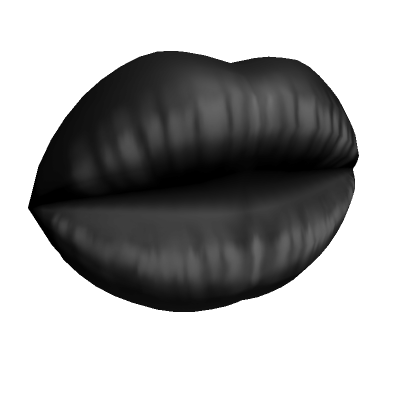 Black Huge Lips | Roblox Item - Rolimon's